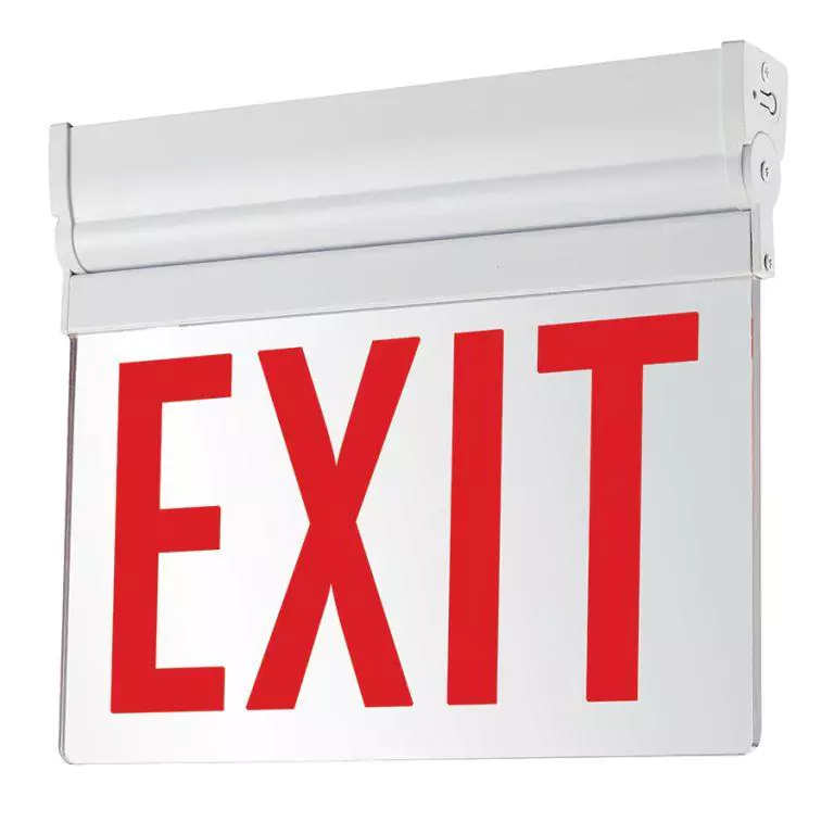 EL-7008RA ALUMINUM LED EDGE-LIT EXIT SIGN - Mircom