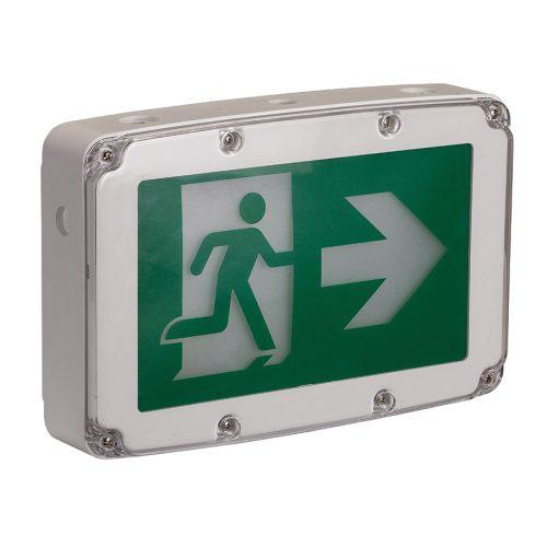 ELRM-100WP Compact LED Running Man Exit Sign | Mircom
